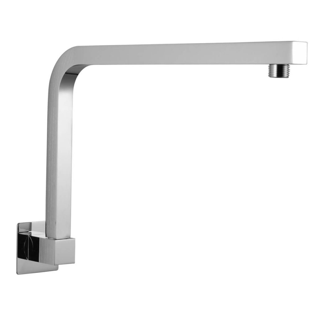 Square Swivel Chrome Shower Arm | Iconic Tiles Sydney